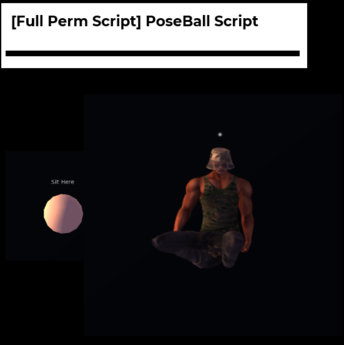 Second Life Marketplace - [Full Perm Script] PoseBall Script